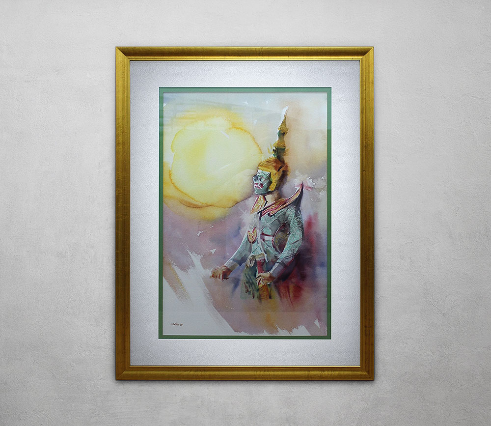 Buddha in Gold Frame | Merlin