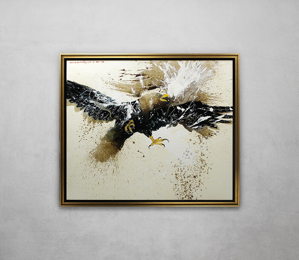Splatter Eagle Painting | Merlin